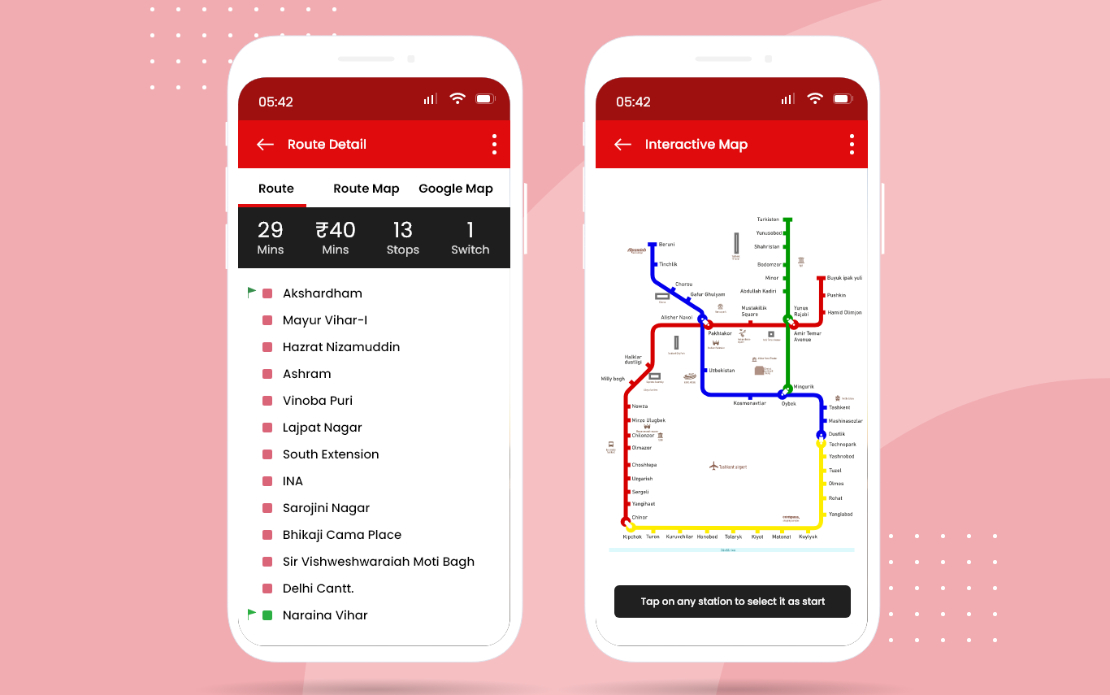 Delhi NCR Metro App - Finoit case study | Techreviewer.co