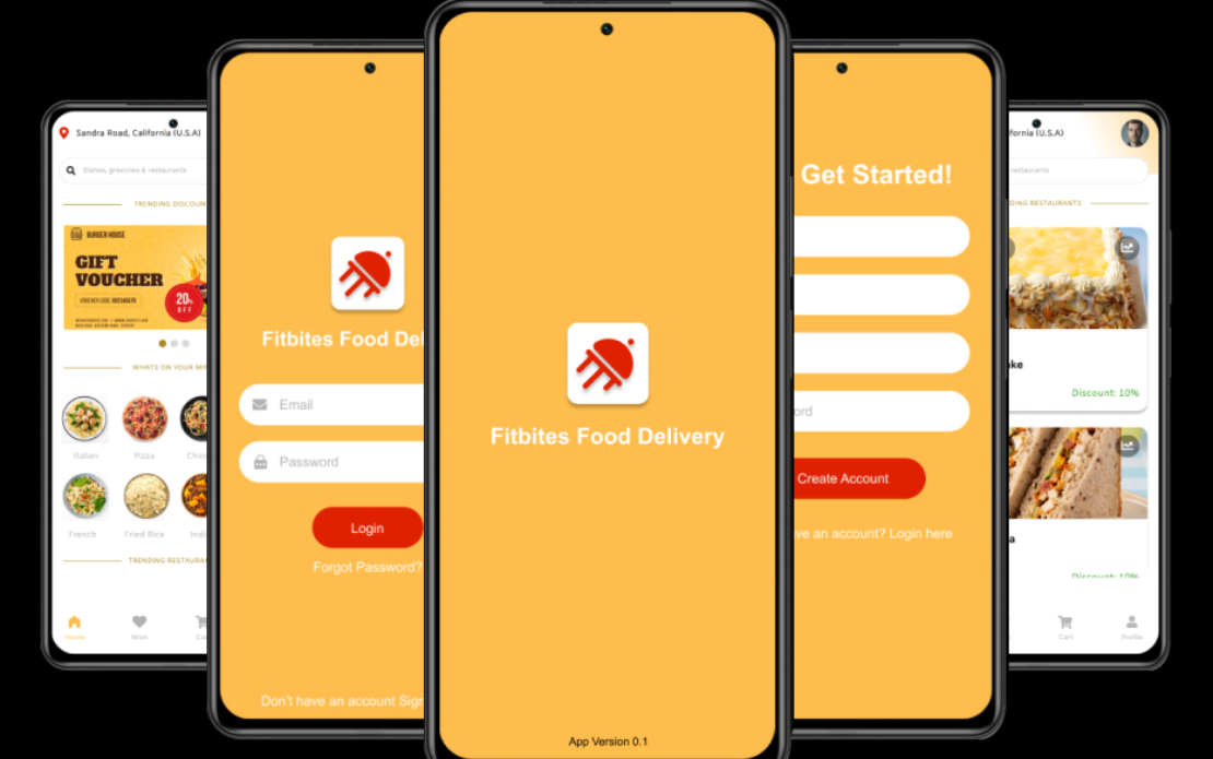 Fitbites - Food Delivery Mobile Application - Zenesys Technosys case ...