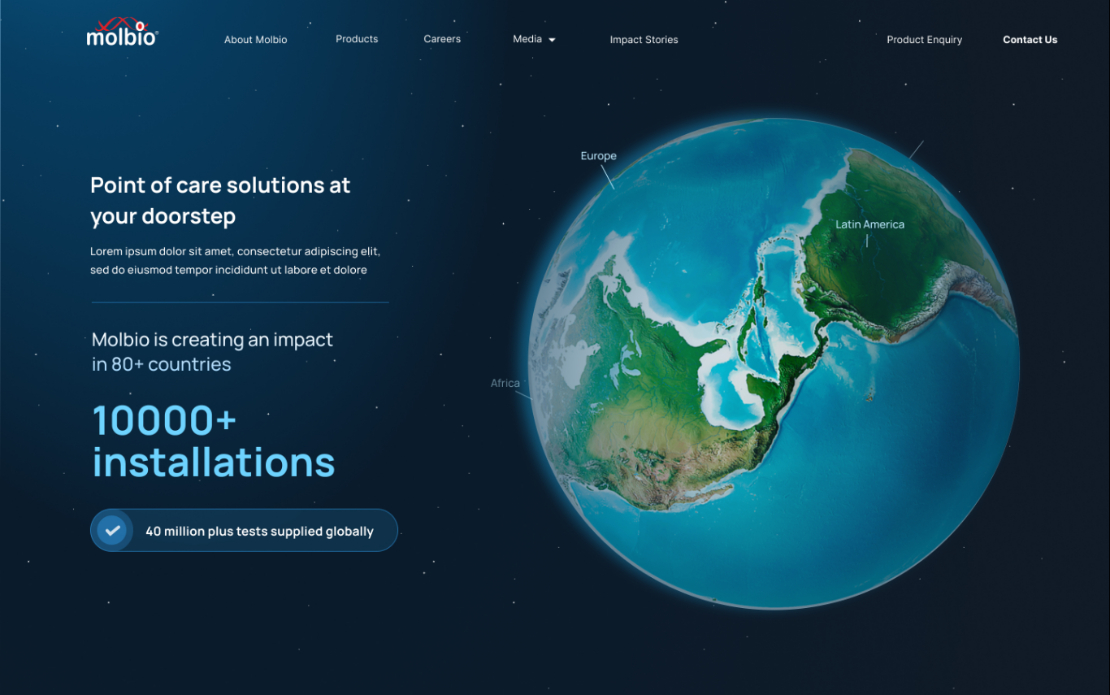 Molbio Diagnostics - Bravedot Designs Pvt. Ltd. case study ...
