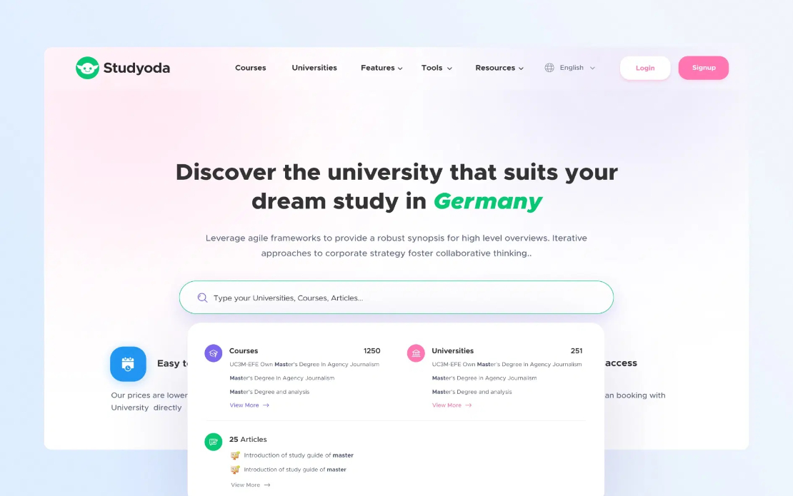 Simplifying German Higher Education for International Students - Tart Labs case study ...