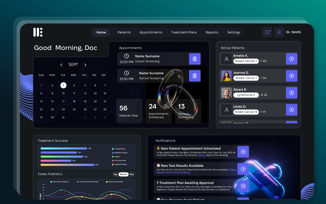 Cancer Treatment Management Tool - Codebridge case study | Techreviewer.co