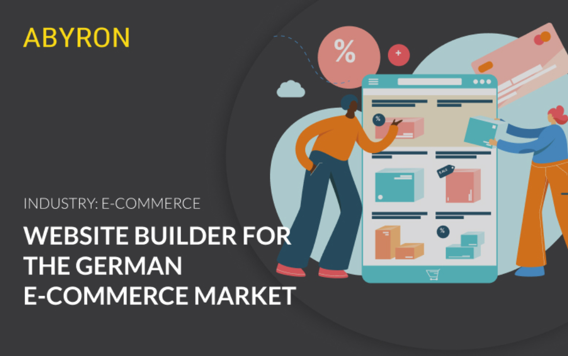 Website builder for the German e-commerce market - Abyron case study | Techreviewer.co