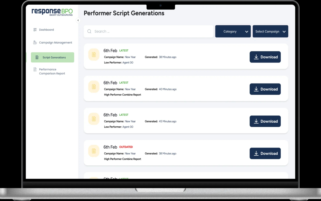 Response BPO | AI-Driven Call Analysis and Script Generation Tool ...