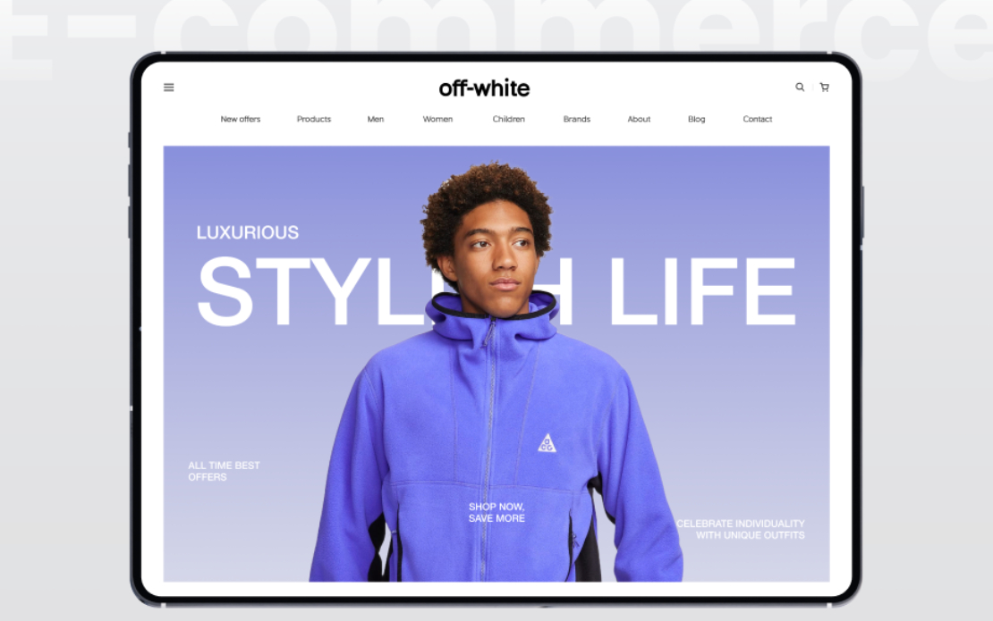 Off-white - E commerce website - Wavespace case study | Techreviewer.co