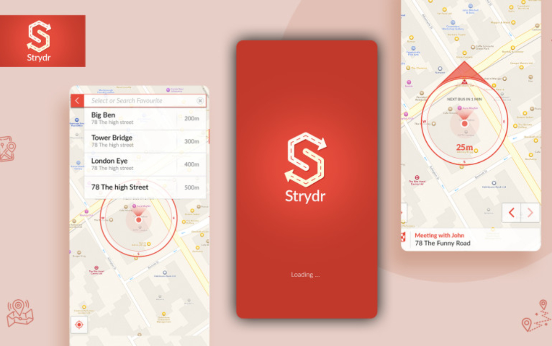 Fast and Easy to Use Navigation App | Strydr - Origami Studios case ...