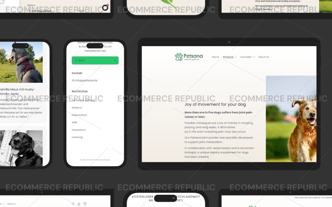 PETSANA - eCommerceRepublic case study | Techreviewer.co